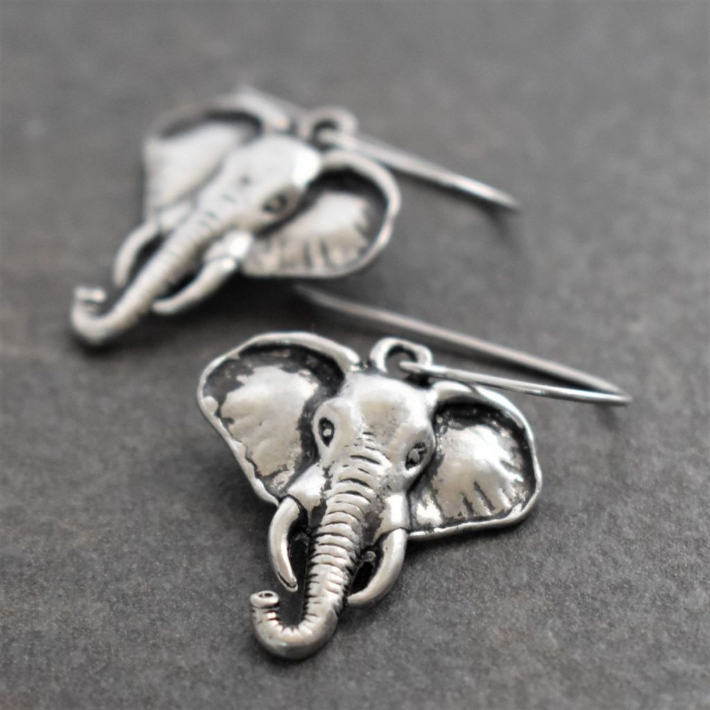Elephant Earrings - Wild Hare Gems