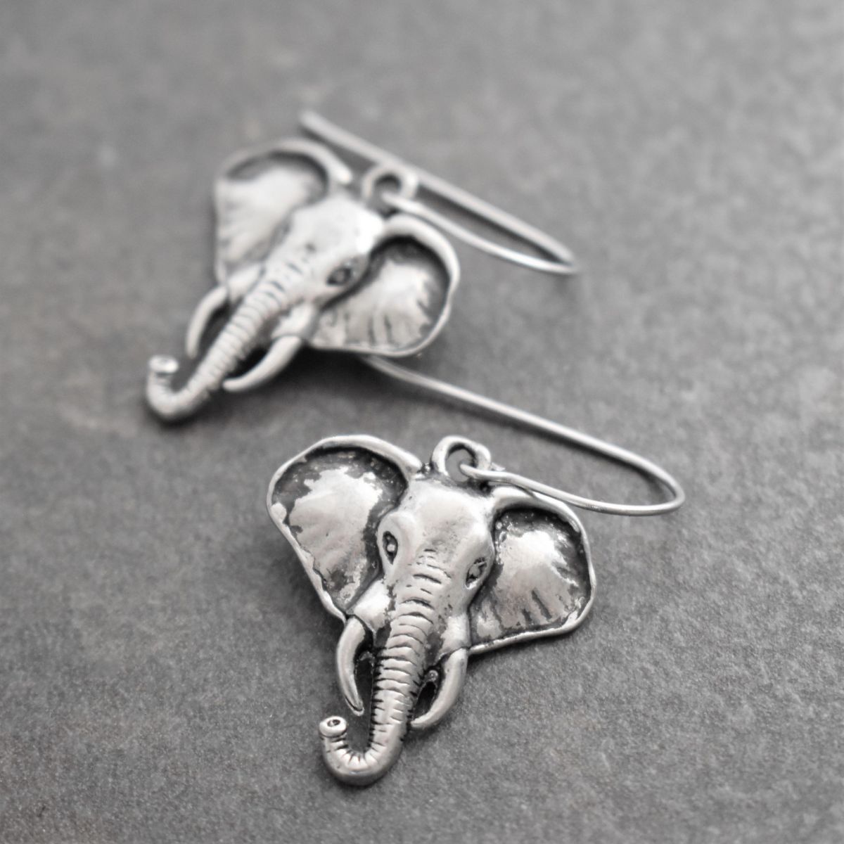 Elephant Earrings - Wild Hare Gems