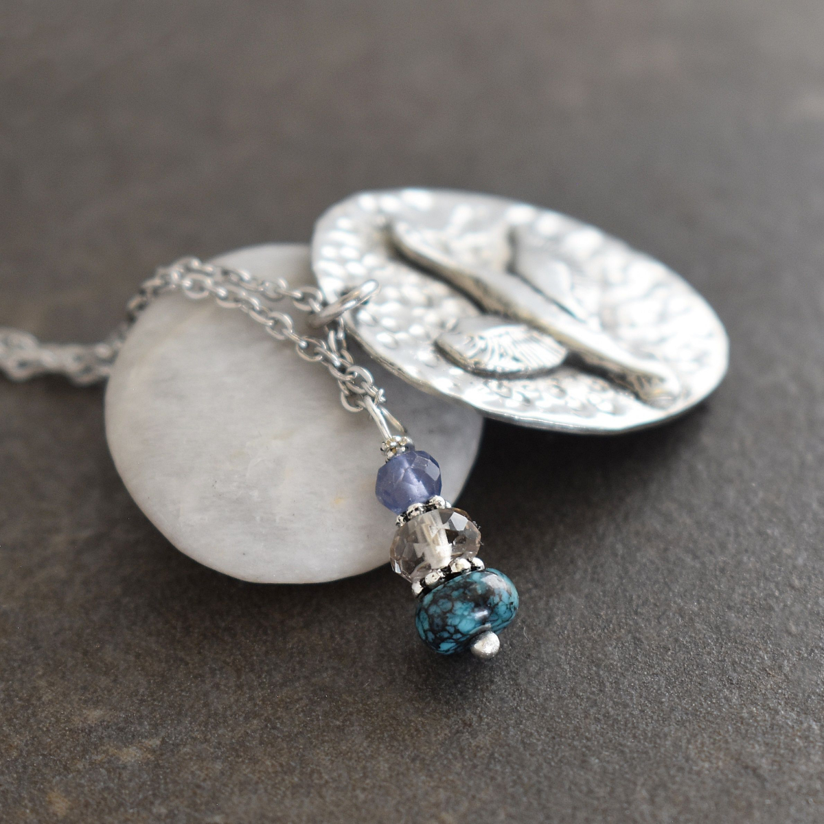 Flying Mallard Duck Necklace - Wild Hare Gems