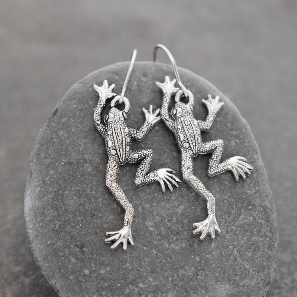 Frog Earrings – Wild Hare Gems